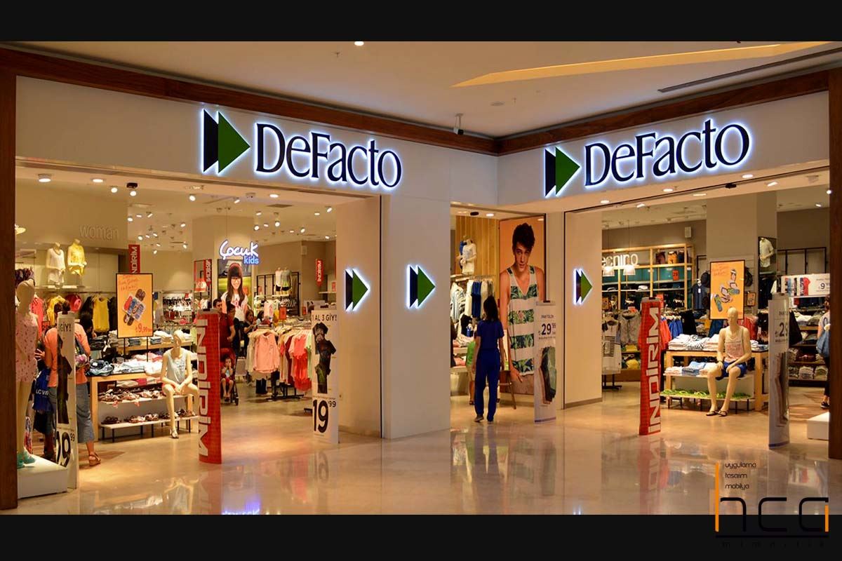 DEFACTO Mağaza Dekorasyonu - HCA Mimarlık